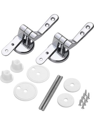 Cerniere del sedile WC Coppia rifinite in lega