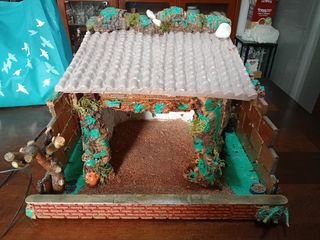 struttura presepiale artigianale