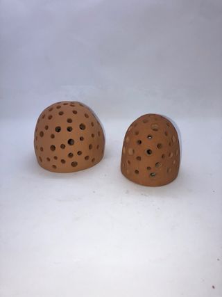 2 accessori terracotta naturale per acquario.