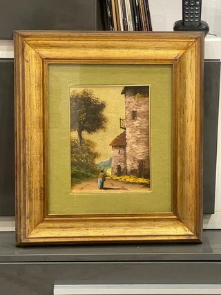 Quadro su foglio oro