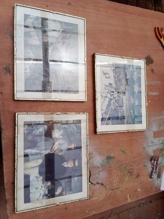 Cornici Dorate Effetto Antico 3 pz in blocco € 9