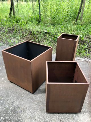 Fioriere/ vasche in Corten o ferro