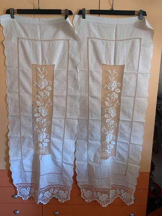 Teli tenda antica a finestra