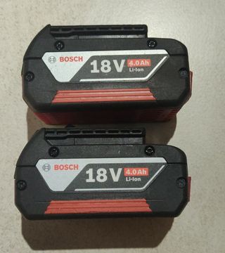 X2 Batterie litio Bosch GBA 18v 4ah professional