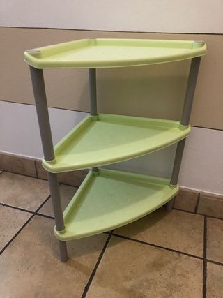 Scaffale in plastica angolare