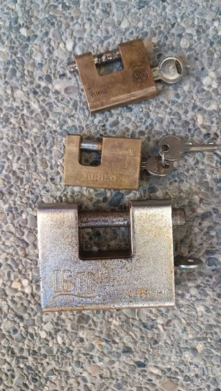 3 Lucchetti di marca