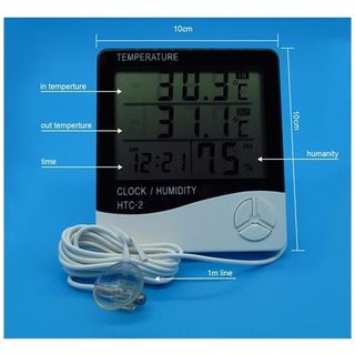 Trade Shop - Termometro Igrometro Digitale Tempera