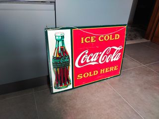 Insegna vintage Coca-Cola
