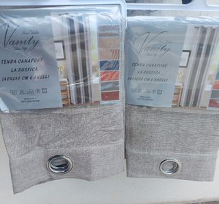 coppia tende tortora