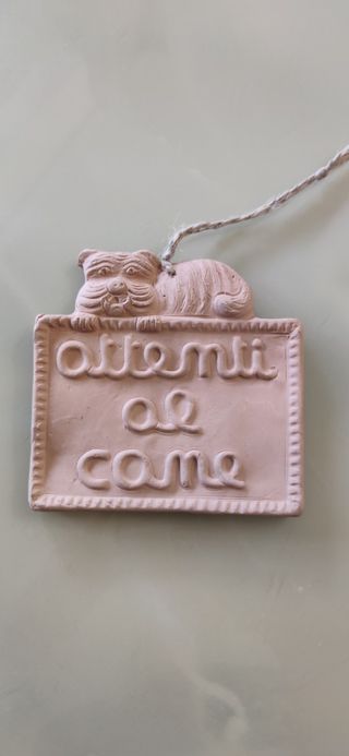 quadro attenti al cane