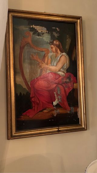 Olio su tela metà 800