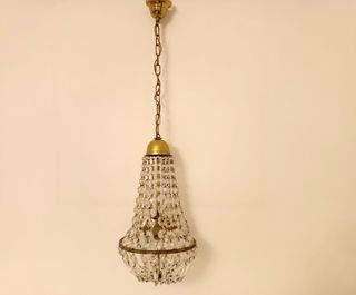 Lampadario stile impero color oro