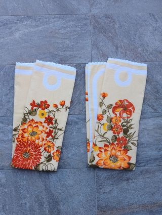 Set 2 asciugamani teli da bagno 100% cotone con fa