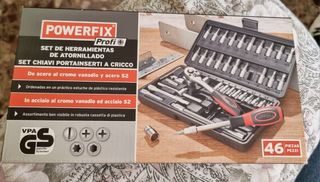set chiavi portainserti a cricco Powerfix