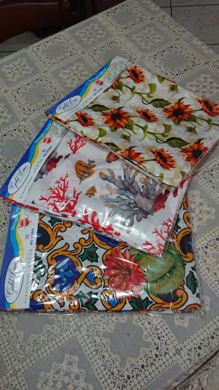 tovaglia da tavolo no stiro x 12 nuovi