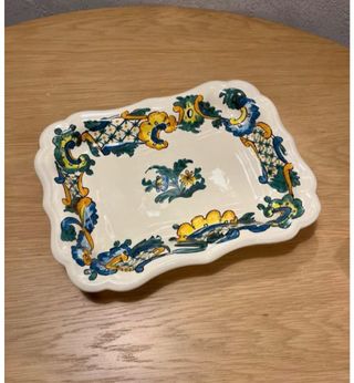 Vassoio ceramica maiolica Made in Italy