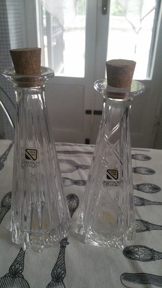 Set 2 bottiglie con tappo Cristallo imperatore