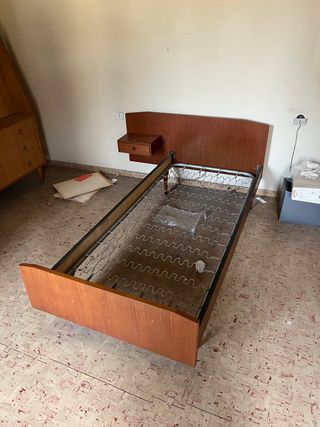 Letto singolo completo vintage