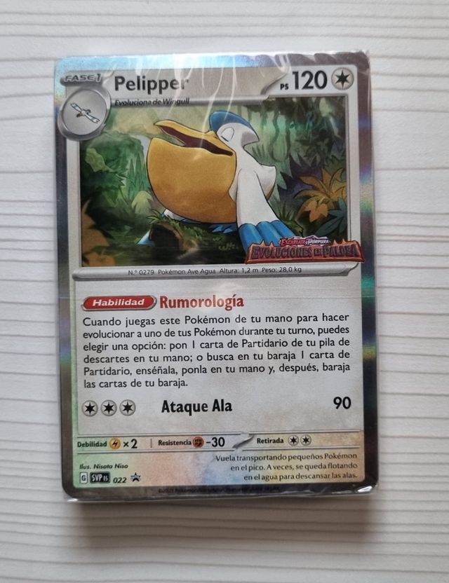 Mazo presentación Pelipper (Evoluciones de Paldea) de segunda mano por ... Mazo presentación Pelipper (Evoluciones de Paldea) de segunda mano por ...