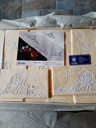 Lenzuola matrimoniale vintage