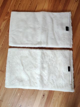 Set Due Federe Copricuscino Lana Merinos