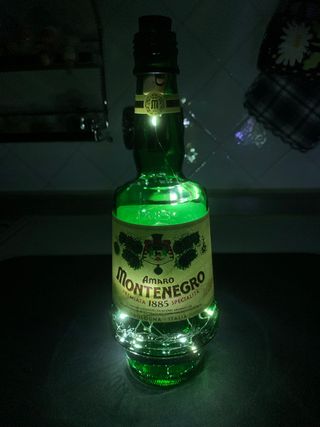 Bottiglia Montenegro Lampada