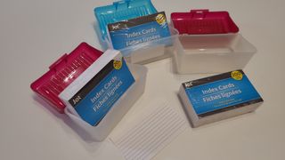 Schedario portatile per ricette, agenda, biglietti