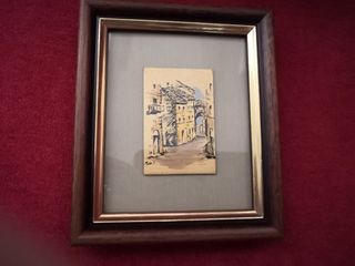 Quadretto su foglia d'oro "Mida's"