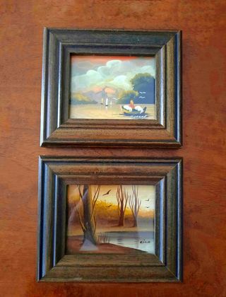 Quadretti a olio dipinti a mano