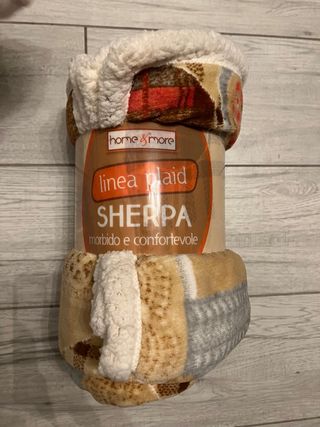 Coperta in soffice pile - fabtasia beige - 150x125