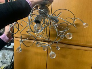 Lampadario e 2 abat-jour coordinate