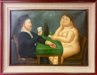 Quadro dipinto olio su tela vintage pittura quadri