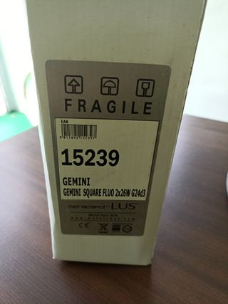 Proiettore incasso 2x26w Square Metalspot