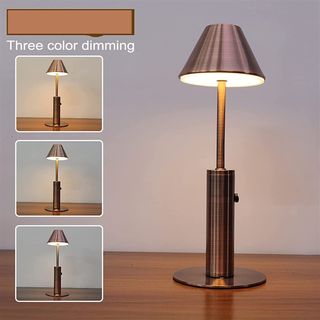 Lampada da tavolo led ricaricabile touch 3000k 450