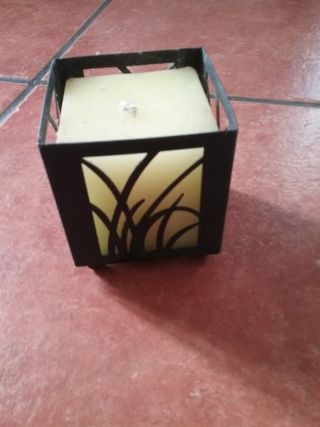 portacandela con candela