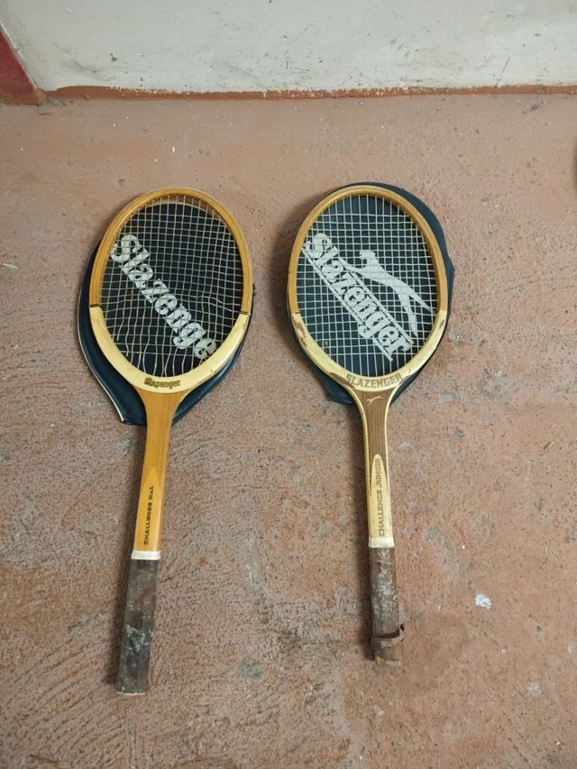 lote de 8 raquetas antiguas vintage de segunda mano por 10 EUR en ...