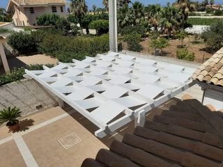 Fasce in pvc per pergolato