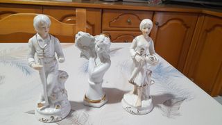3 statuine capodimonte
