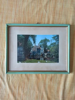 Quadretto con fotografia e cornice