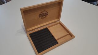 Rara scatola portapenne in legno Koh-I-Noor