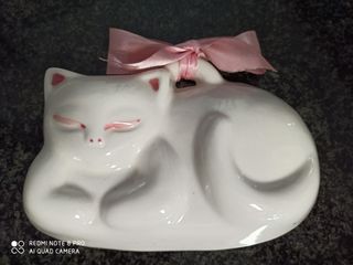 formella da appendere a forma di gattino