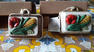 ornamenti da parete, 2 pezzi Taruschio ceramica