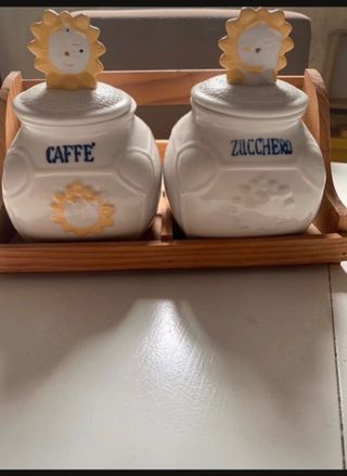 Set ceramica caffè zucchero