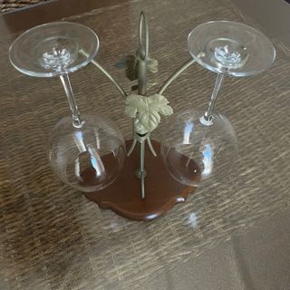 Due bicchieri calici di vino bicchiere calice