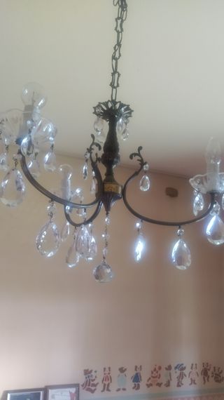 lampadario vintage a goccia