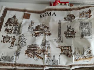 strofinaccio cotone souvenir roma