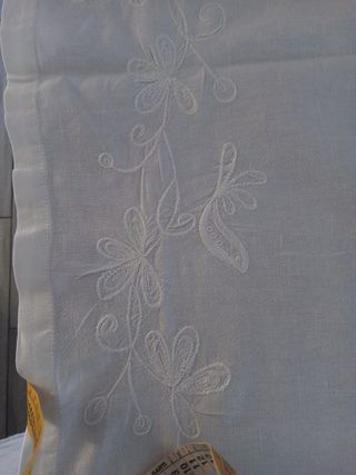 tovaglia rettangolare ricamata bianca