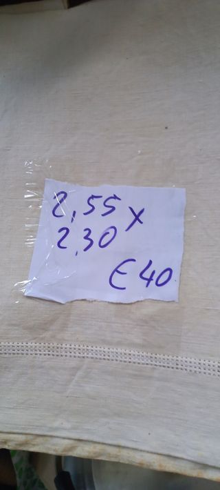 stoffe grandi grezze di una volta ecru e bianche