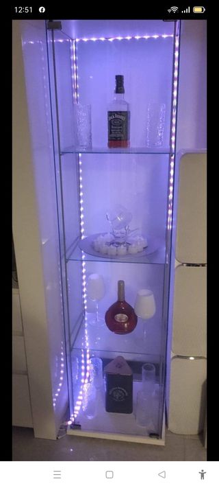 vetrinetta bar con led