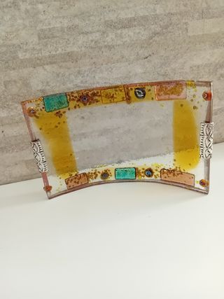 portafoto in vetro di Murano